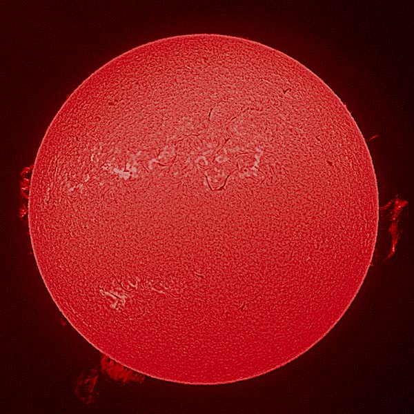 Solar face | Takehiko Hashimoto - Sky & Telescope