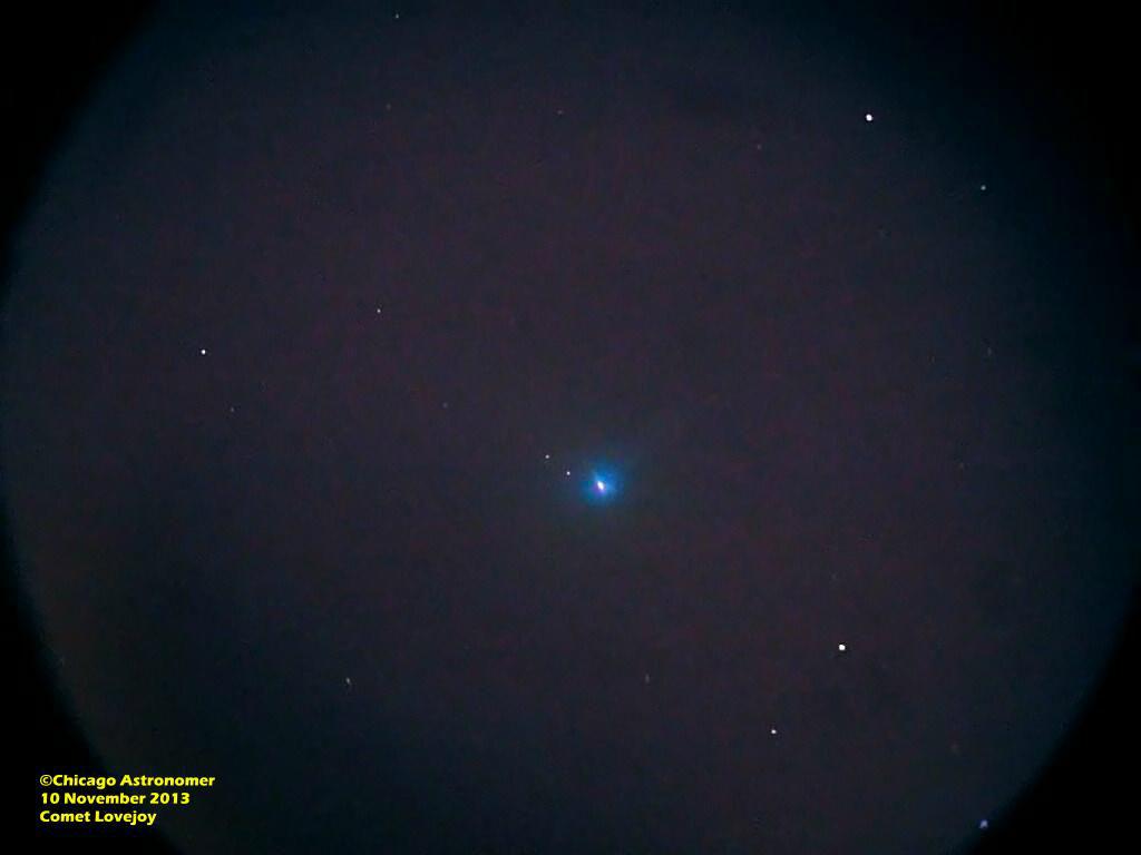 Comet Lovejoy from Chicago | Chicago Astronomer Joe - Sky & Telescope