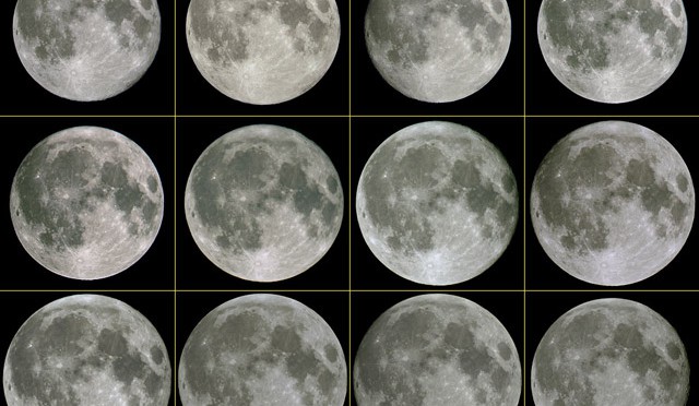 The 12 Full Moons of 2006 | Laurent Laveder - Sky & Telescope - Sky ...