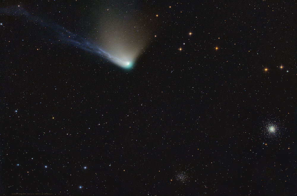40 Minutes...No Time for a Mosaic, Comet 13P/Olbers Points at Messier ...