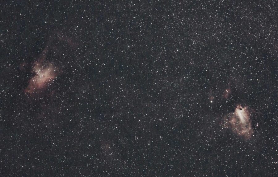 M16 and M17 a Bright Pair of Nebulae - Sky & Telescope