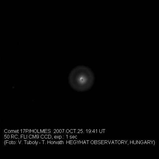 Comet Holmes | Vince Tuboly - Sky & Telescope