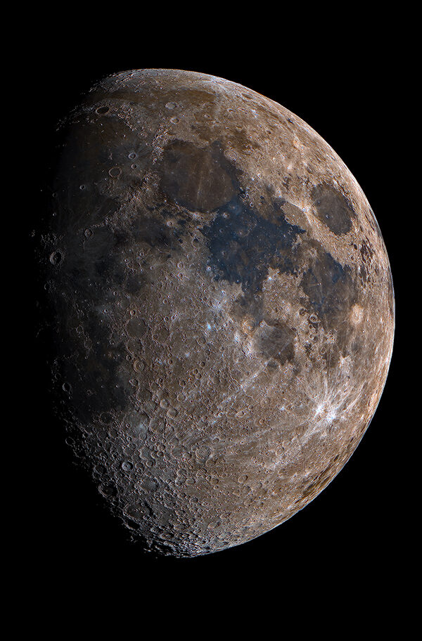 MOON IN COLOR (MINERAL MOON) - Sky & Telescope
