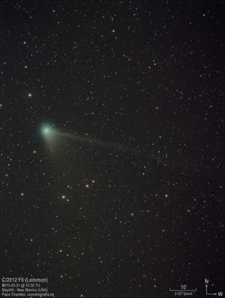 The comet Lemmon on northern skies | Pepe Chambó - Sky & Telescope