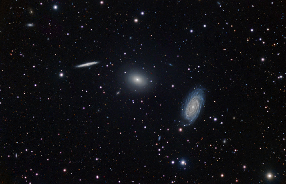 NGC 5981, 5982, 5985 - Sky & Telescope