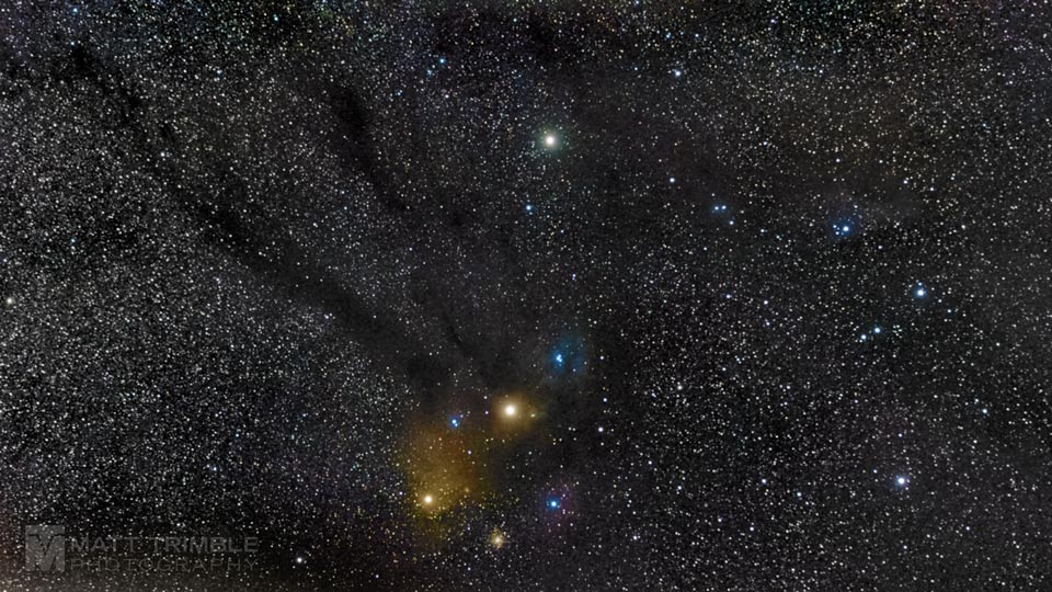 Saturn and Mars crossing the Antares region - Sky & Telescope