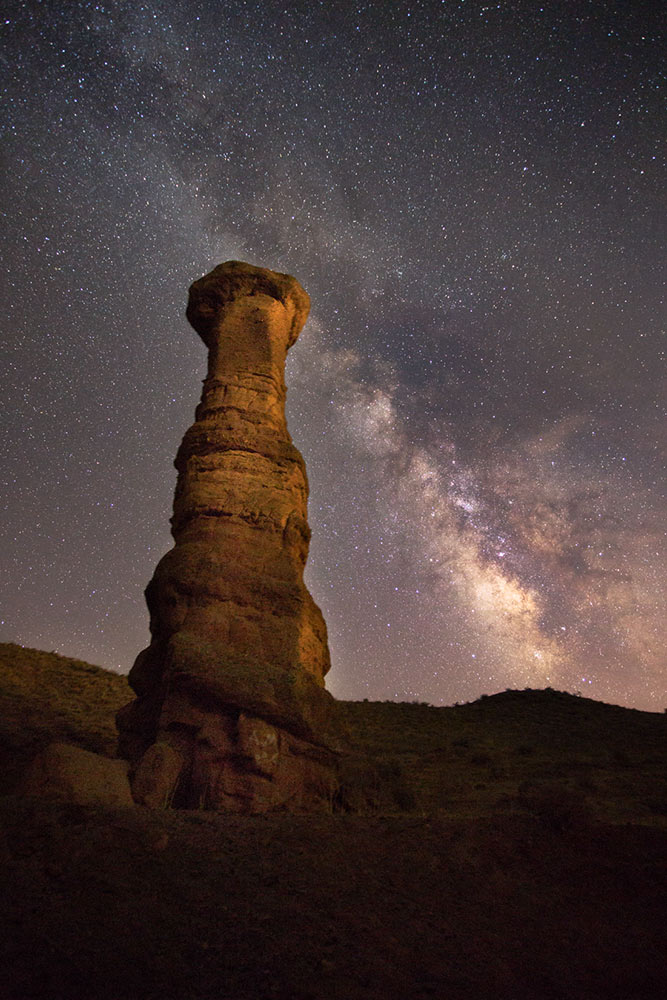 Milky way over ancient MAHNESHAN fairy chimney - Sky & Telescope