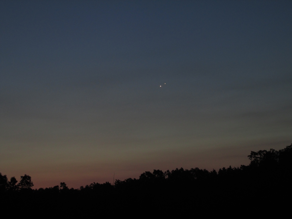 The third closest conjunction of Venus and Jupiter so far in the 21st ...