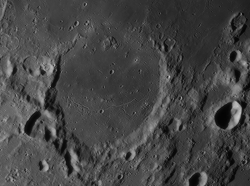 The half-crater Fracastorius - Sky & Telescope