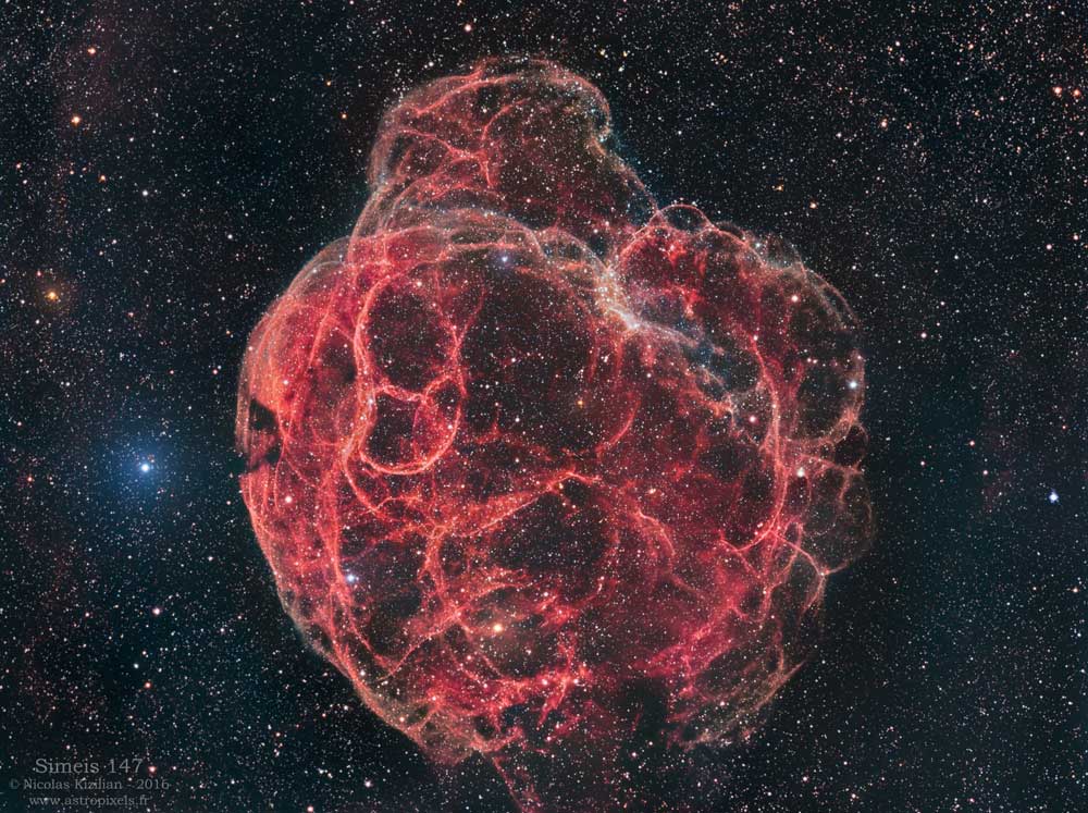 Simeis 147 - The Spaghetti Nebula - Sky & Telescope