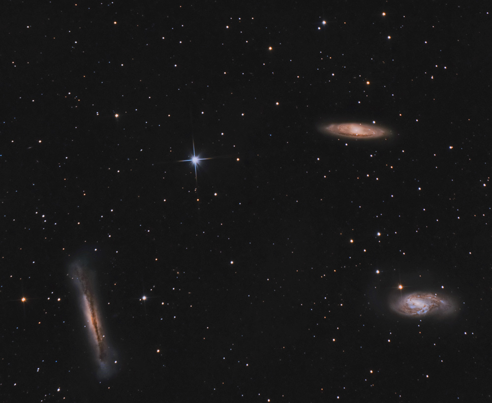 Leo Triplet - M65, M66, NGC3628 - Sky & Telescope - Sky & Telescope
