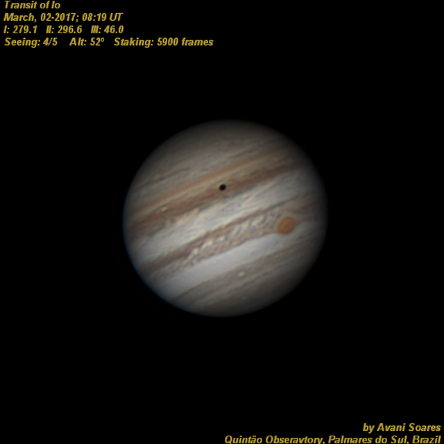 Transit of Io - Sky & Telescope