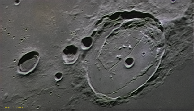 Crater Posidonius details in Color - Sky & Telescope