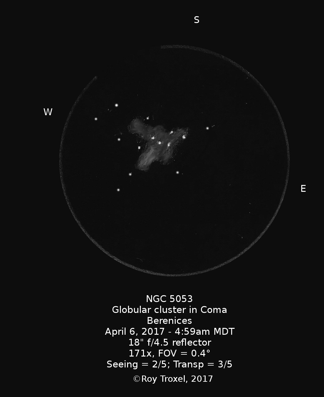 NGC 5053 "Globular" Cluster in Coma Berenices - Sky & Telescope