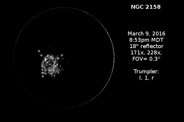 Open cluster NGC 2158 in Gemini - Sky & Telescope