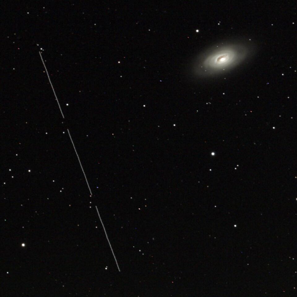 Asteroid 2014 JO25 and Black Eye Galaxy M64 - Sky & Telescope - Sky ...