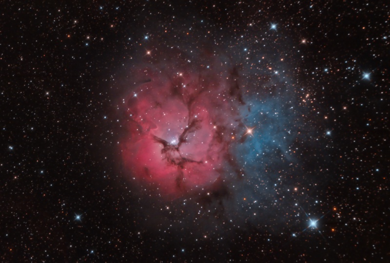 M20 - Trifid Nebula with QHY8L - Sky & Telescope