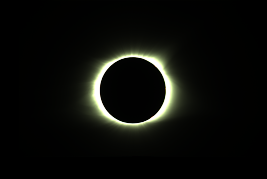 The Corona and Chromosphere at Totality with Wispy Structures - Sky ...