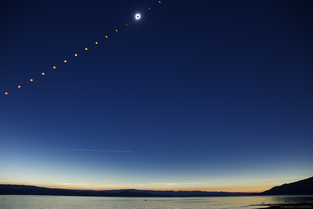 Total solar eclipse over Lake Cascade, Idaho, 2017 August 21 - Sky ...