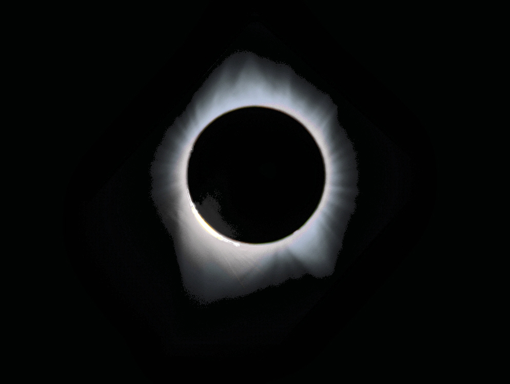 South Carolina Solar Eclipse Teams - Diamond Ring at 2nd Contact in an ...