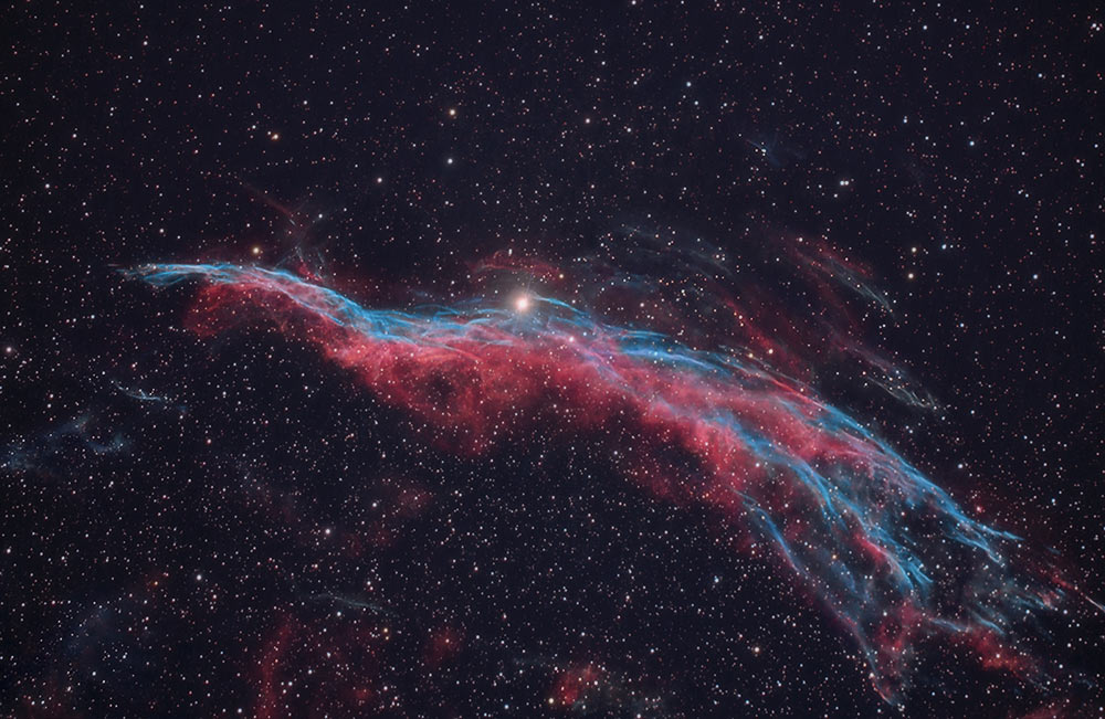 NGC 6960 Veil Nebula West Arc - Sky & Telescope