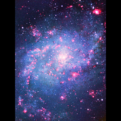 M33, Triangulum Galaxy captured in L_HA-R_G_B with a C-11 SCT - Sky ...