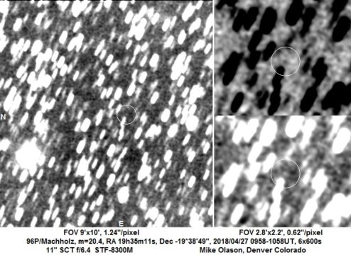 Comet 96P/Machholz - Sky & Telescope