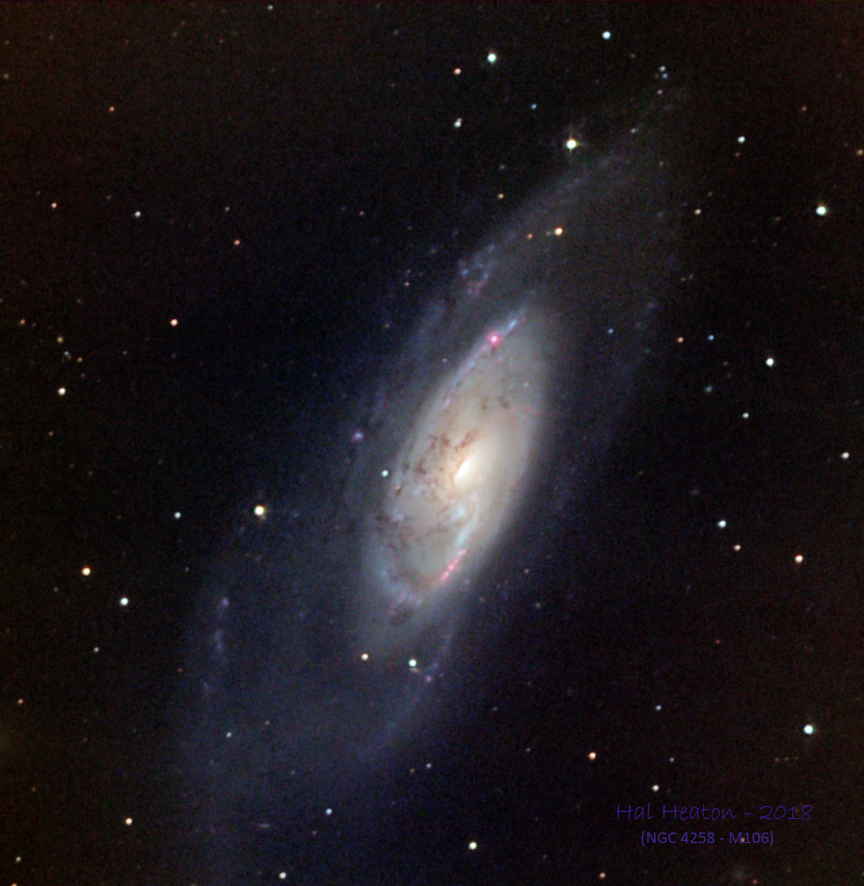 NGC 4258 - A Disturbed Spiral in Canes Venatici - Sky & Telescope