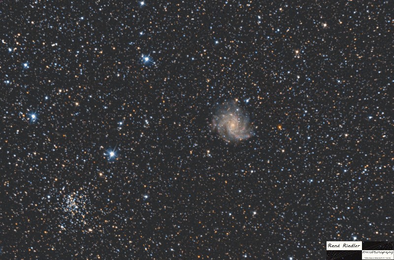 NGC 6946 and 6939 - Sky & Telescope
