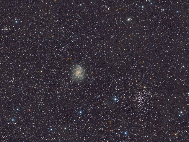 NGC6946 & NGC6939 - Sky & Telescope