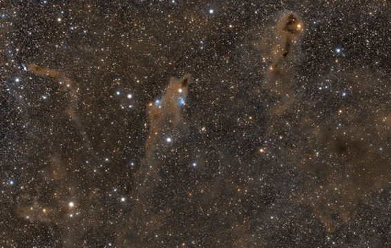 LND 1235 Dark Shark Nebula, LDN 1251 Dark Nebula Vdb 149 & Vdb 150 ...