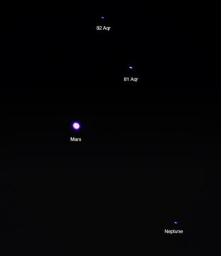 Neptune and Mars Conjunction - Sky & Telescope