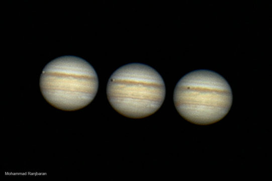 Solar eclipse on Jupiter - Sky & Telescope