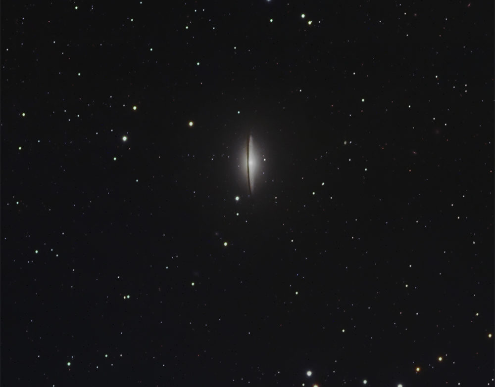 The Sombrero Galaxy (also known as Messier Object 104, M104 or NGC 4594 ...