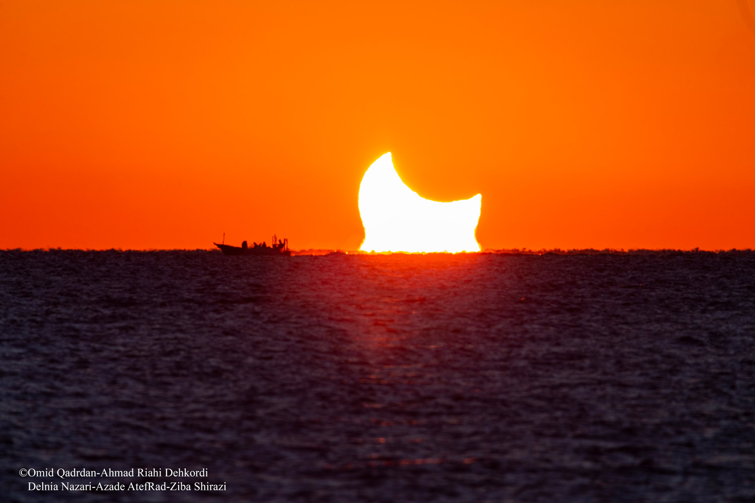 Solar Eclipse In Persian Gulf - Sky & Telescope