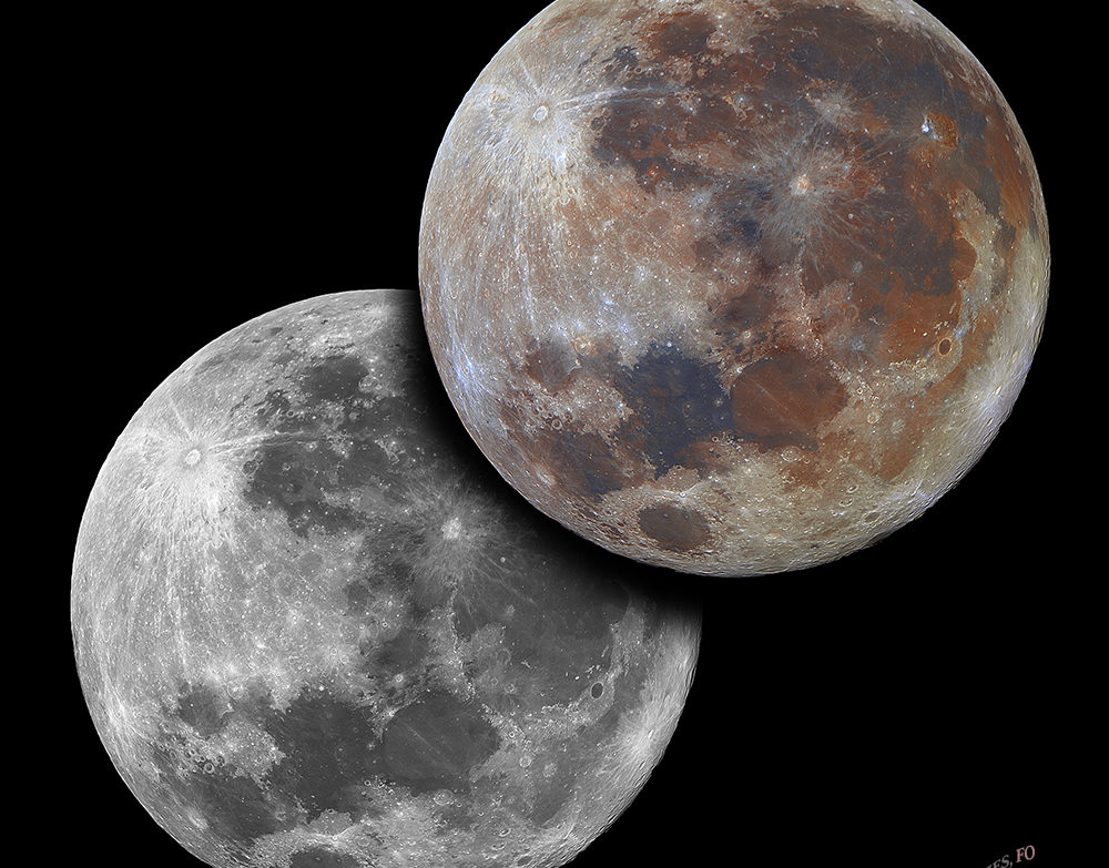 MOON IN MINERAL COLORS - Sky & Telescope - Sky & Telescope