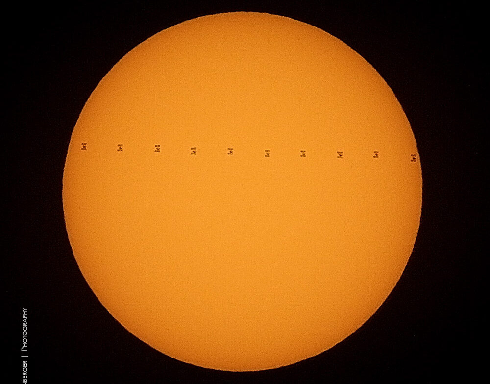 Solar Transit of the International Space Station April 10, 2020 - Sky ...