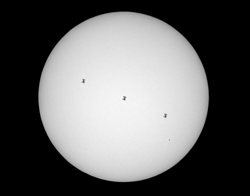 ISS Solar Transit - Sky & Telescope