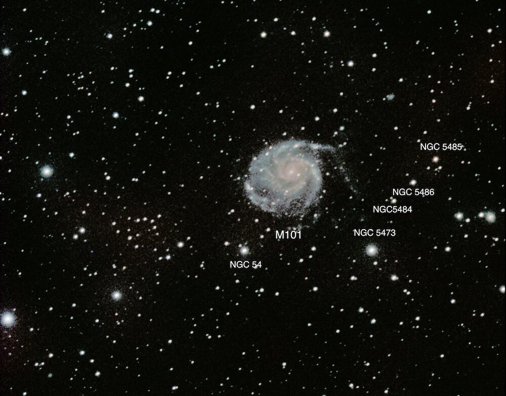 The M101 Galaxy Group - Sky & Telescope
