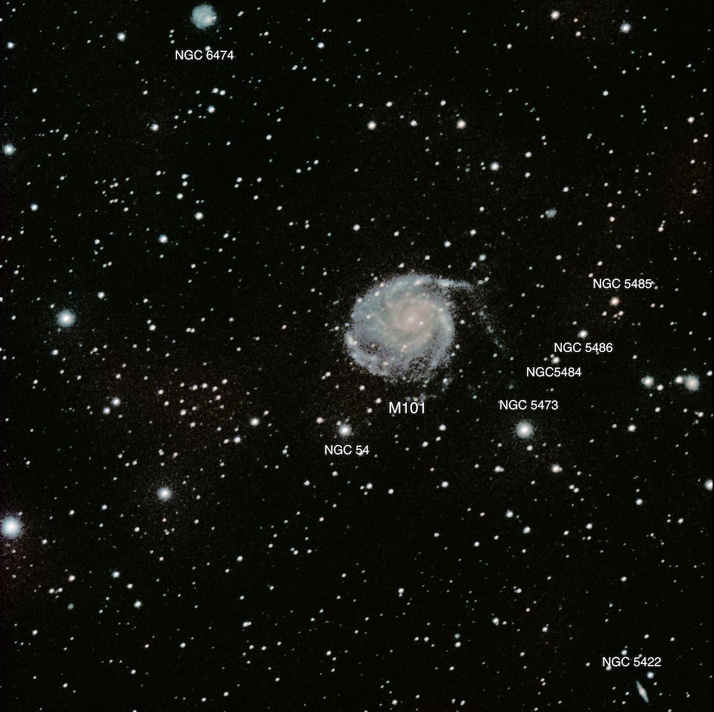 The M101 Galaxy Group - Sky & Telescope