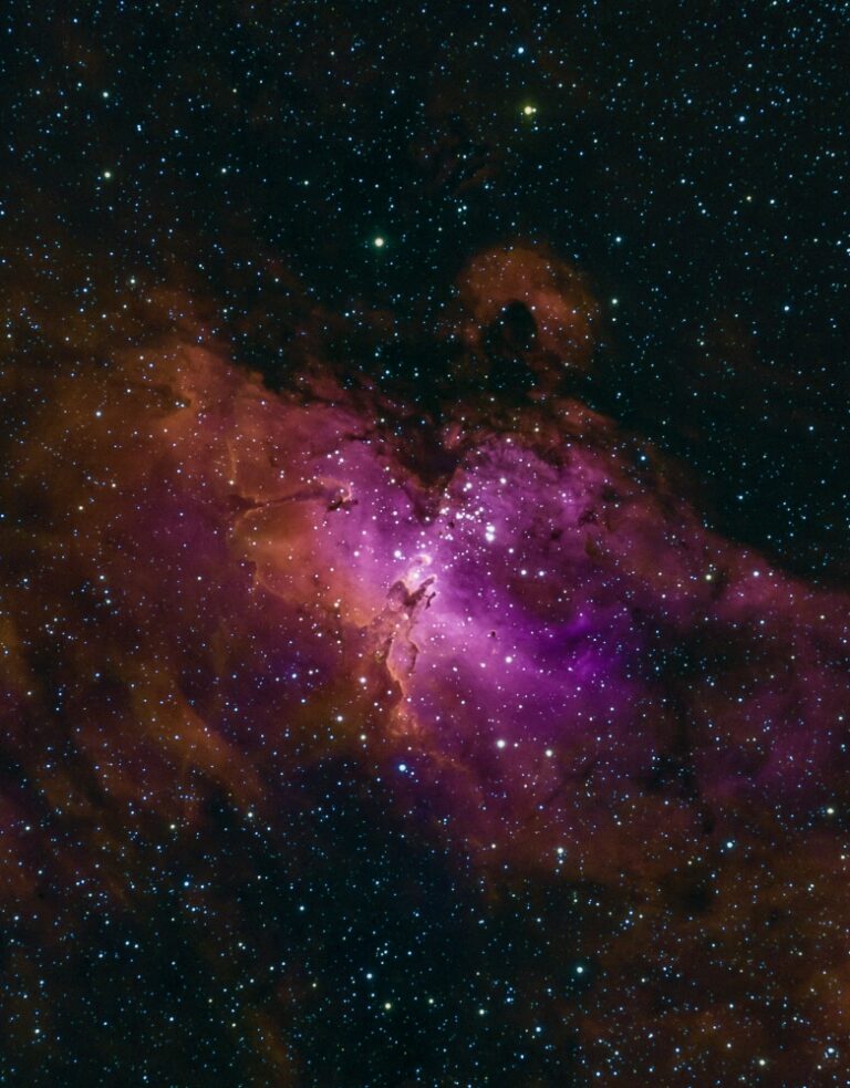 M16 - The Eagle Nebula in Narrowband - Sky & Telescope - Sky & Telescope
