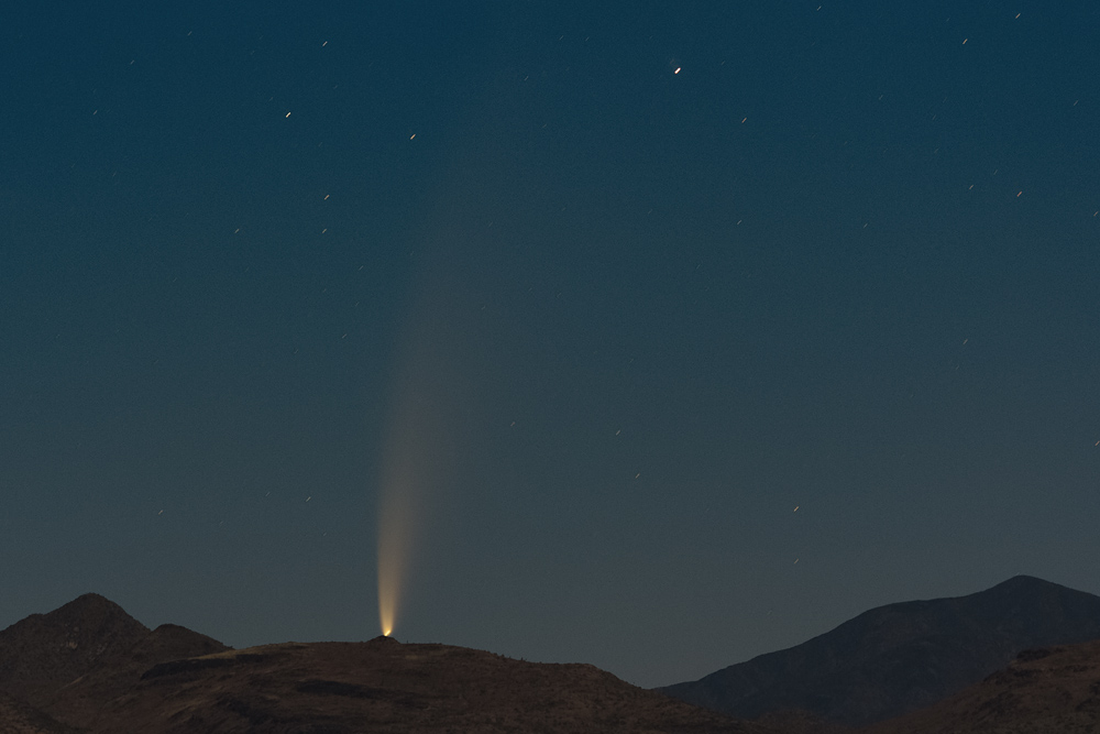 Comet NEOWISE over the Mazatzal Mountains - Sky & Telescope - Sky ...