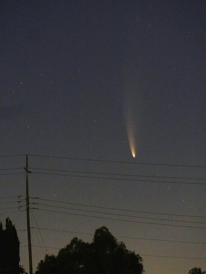 NEOWISE at dawn - Sky & Telescope