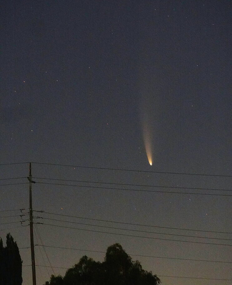 NEOWISE at dawn - Sky & Telescope
