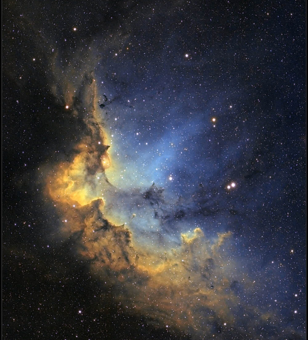 Wizard Nebula (NGC 7380) - Captured in narrowband from a Bortle 7 ...