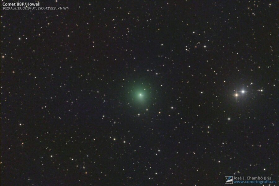 Comet 88P/Howell (2020,Aug.13) - Sky & Telescope