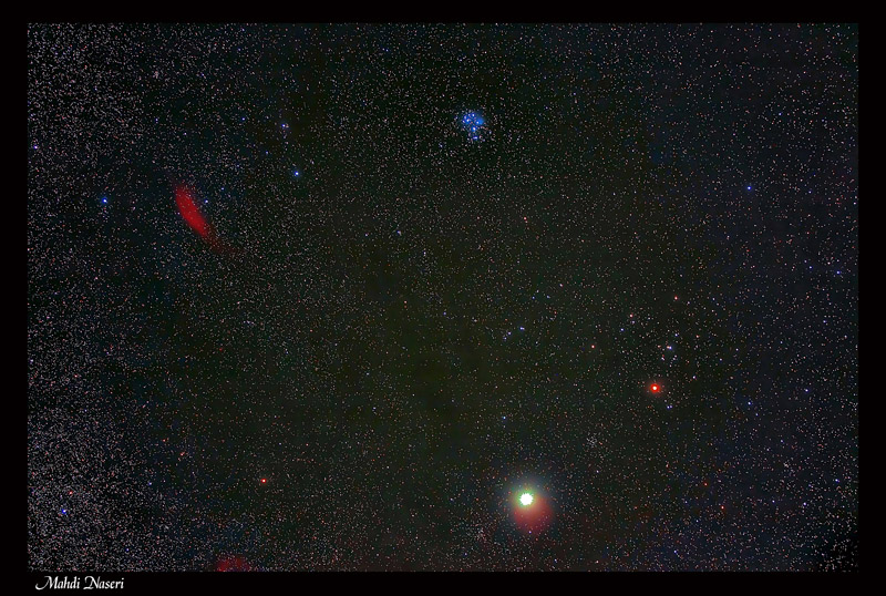 Jupiter amid the Objects of Taurus Constellation - Sky & Telescope