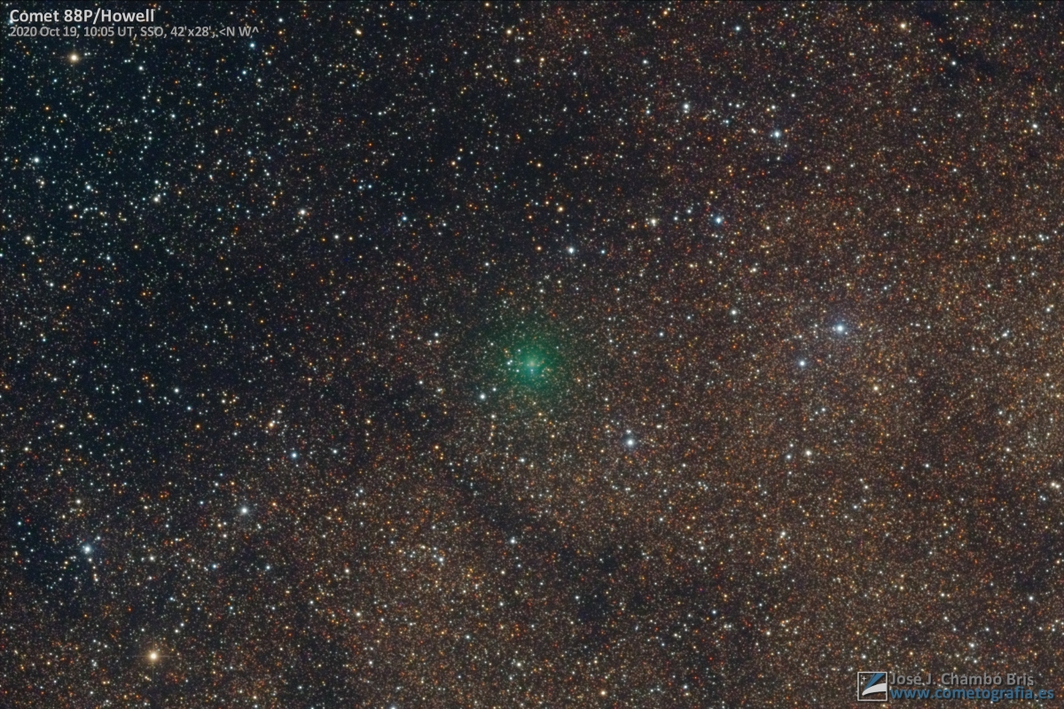 Comet 88P/Howell (2020,Oct.19) - Sky & Telescope