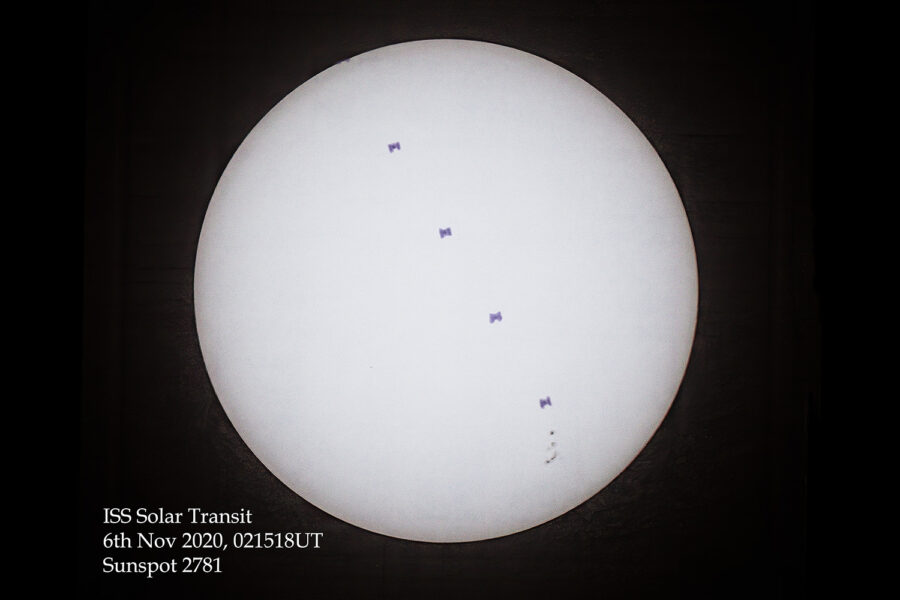 ISS Solar Transit - Sky & Telescope