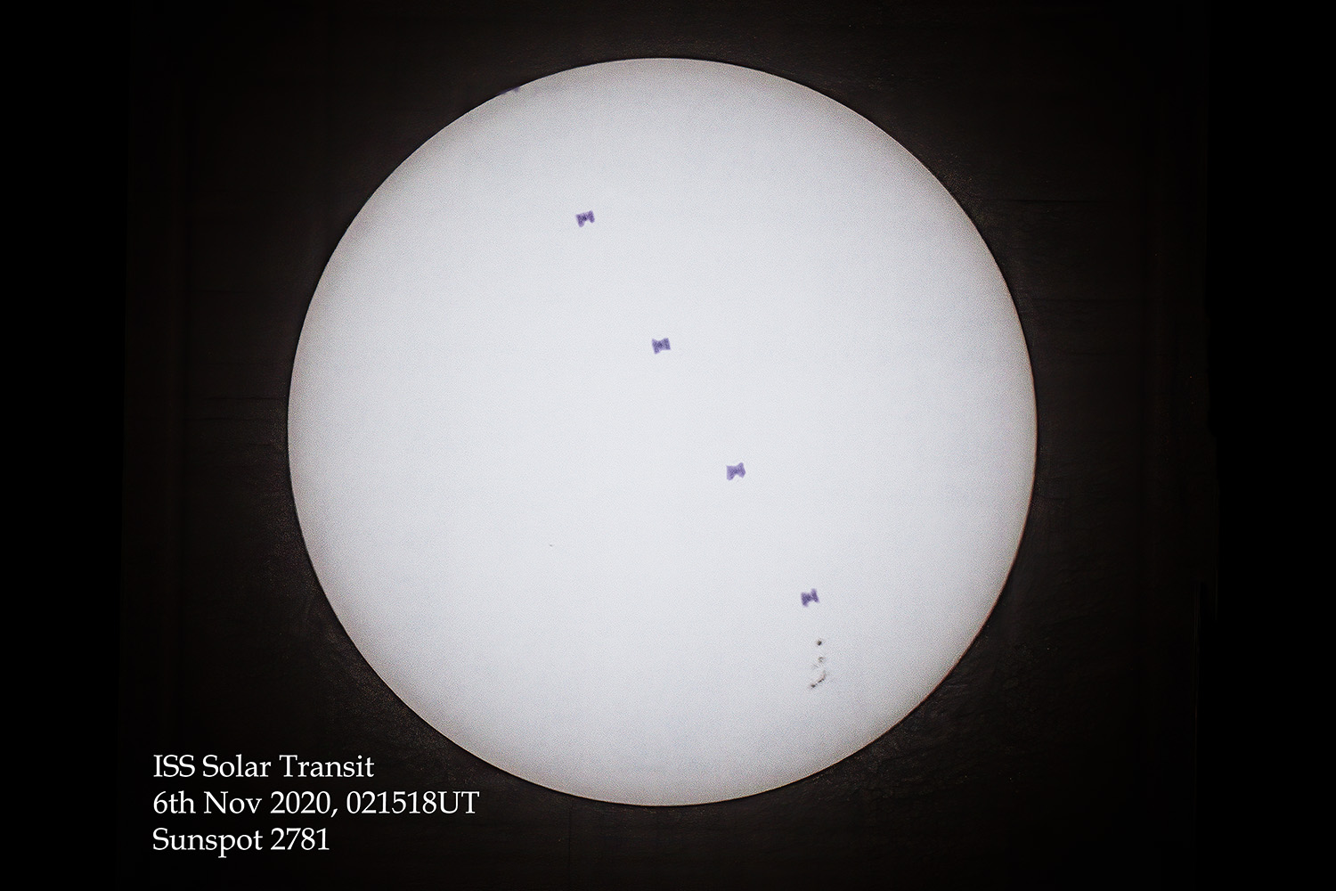 ISS Solar Transit - Sky & Telescope